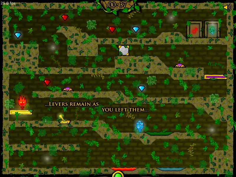 Play Fireboy & Watergirl in The Forest Temple Unblocked At School - FLASH Game